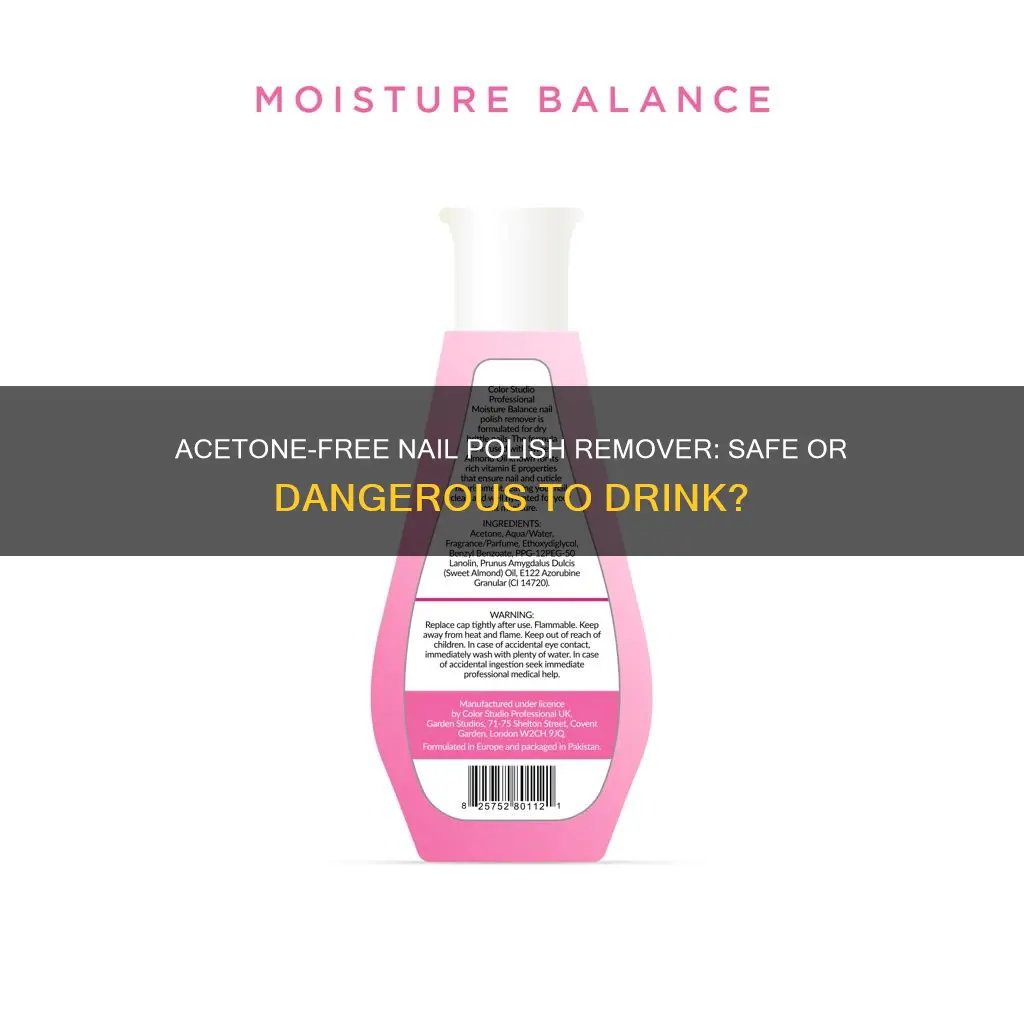 Acetone-Free Nail Polish Remover: Safe Or Dangerous To Drink? | Nailicy