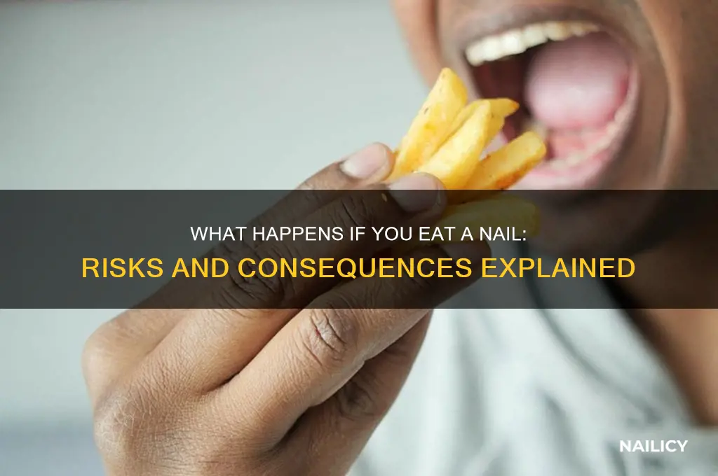 What Happens If You Eat A Nail: Risks And Consequences Explained | Nailicy