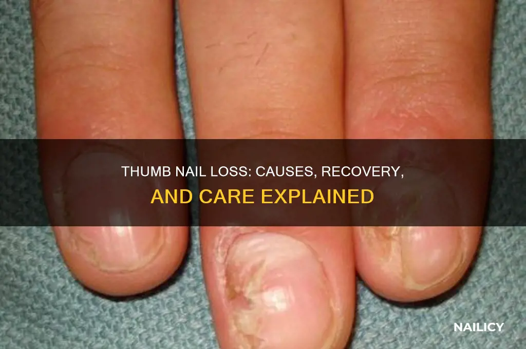 Thumb Nail Loss: Causes, Recovery, And Care Explained | Nailicy