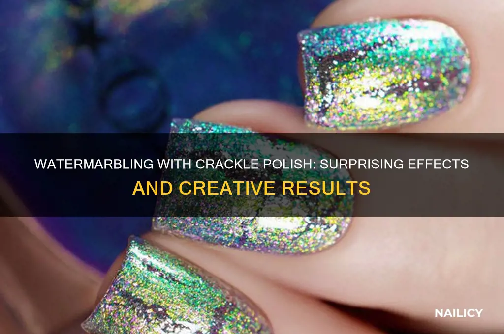 Watermarbling With Crackle Polish: Surprising Effects And Creative ...