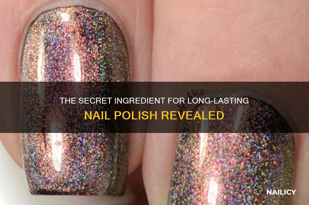 The Secret Ingredient For Long-Lasting Nail Polish Revealed | Nailicy