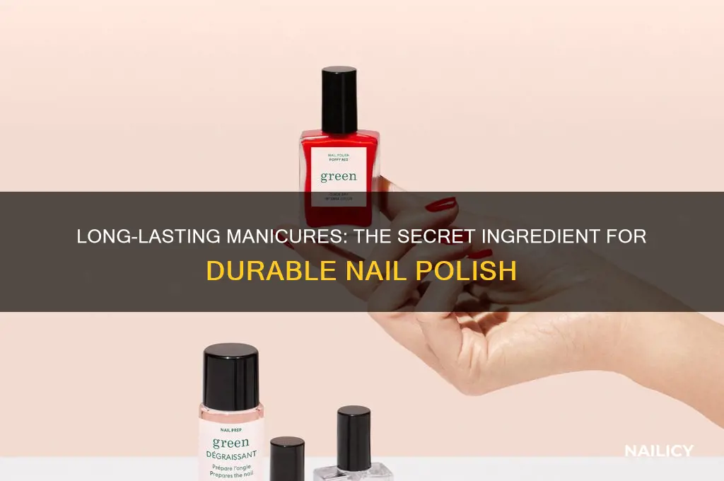 Long-Lasting Manicures: The Secret Ingredient For Durable Nail Polish ...