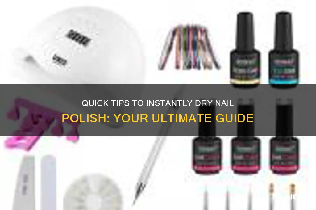 Quick Tips To Instantly Dry Nail Polish: Your Ultimate Guide | Nailicy