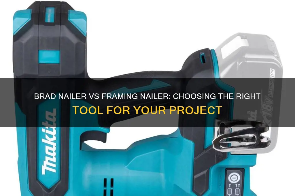 Brad Nailer Vs Framing Nailer: Choosing The Right Tool For Your Project ...