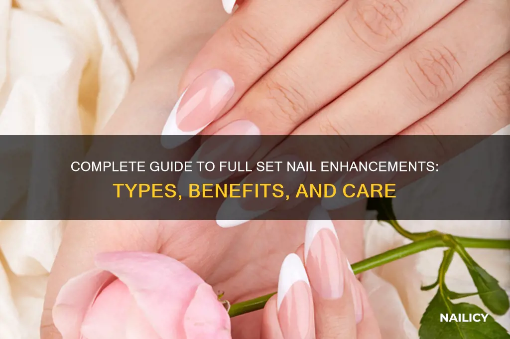 Complete Guide To Full Set Nail Enhancements: Types, Benefits, And Care ...