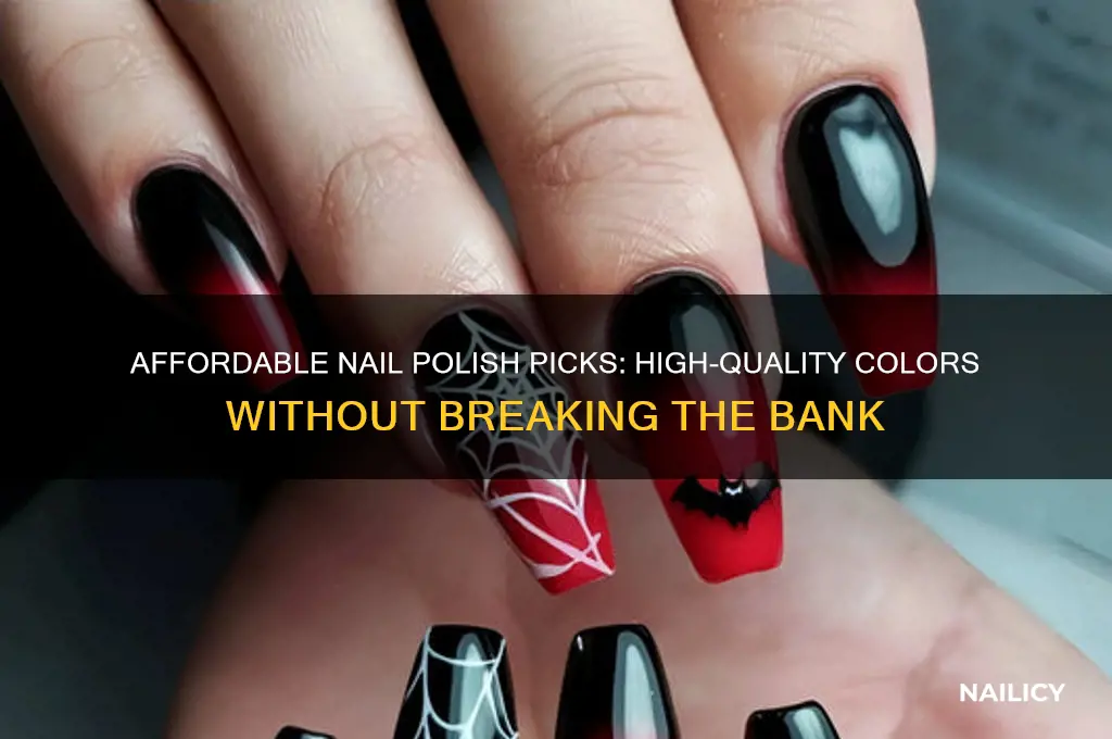 Affordable Nail Polish Picks: High-Quality Colors Without Breaking The ...