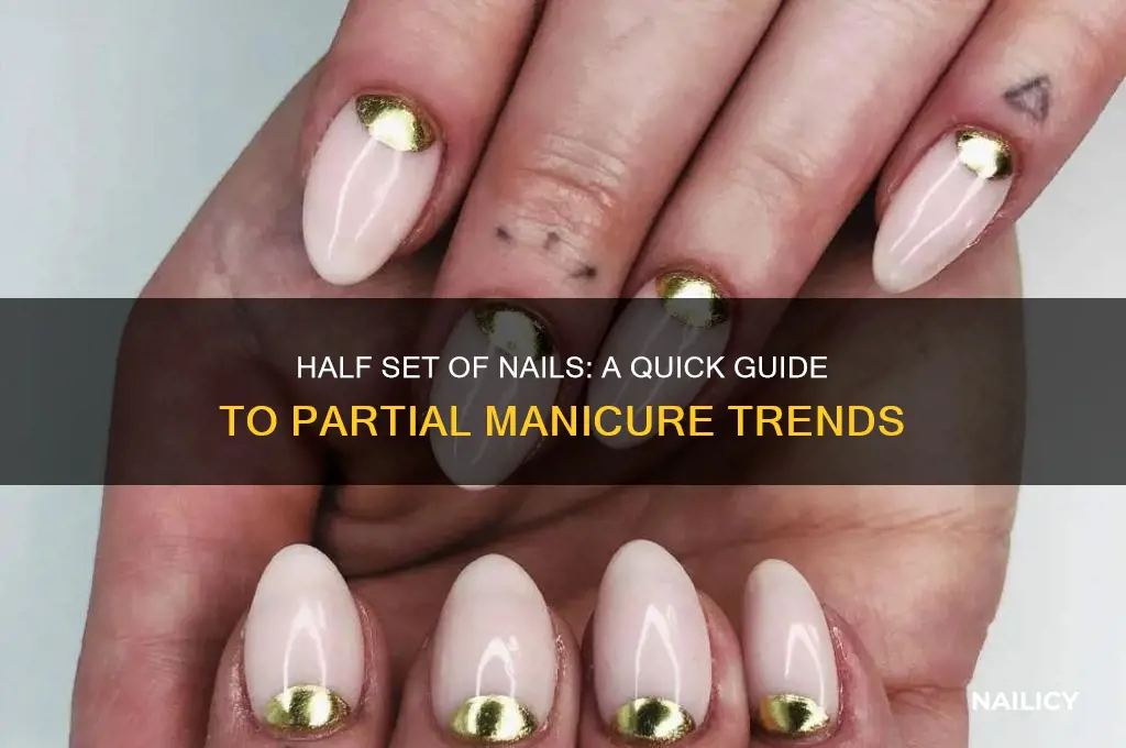 Half Set Of Nails: A Quick Guide To Partial Manicure Trends | Nailicy
