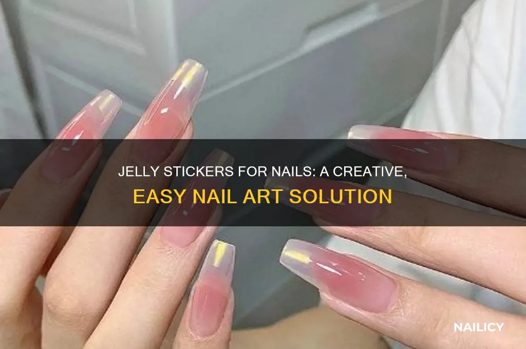 Jelly Stickers For Nails: A Creative, Easy Nail Art Solution | Nailicy