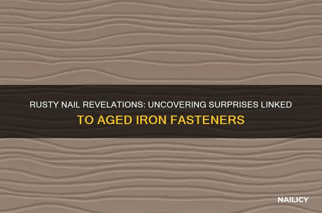 Rusty Nail Revelations: Uncovering Surprises Linked To Aged Iron ...