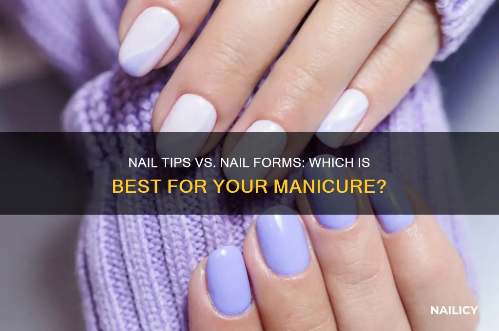 Nail Tips Vs. Nail Forms: Which Is Best For Your Manicure? | Nailicy