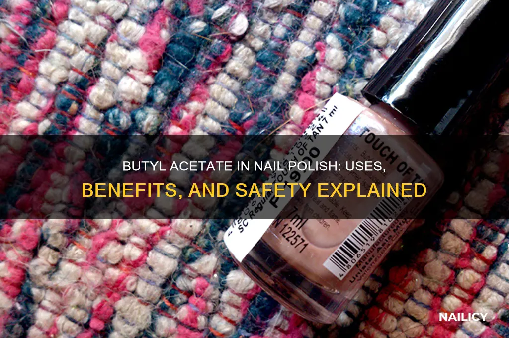 Butyl Acetate In Nail Polish: Uses, Benefits, And Safety Explained ...