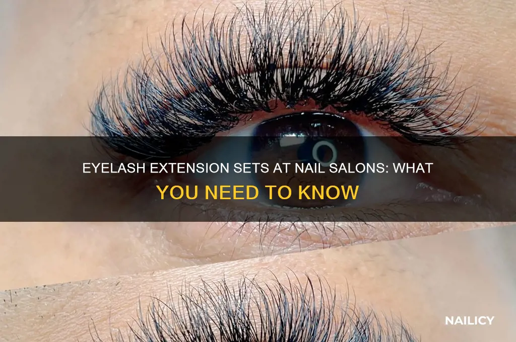 Eyelash Extension Sets At Nail Salons: What You Need To Know | Nailicy