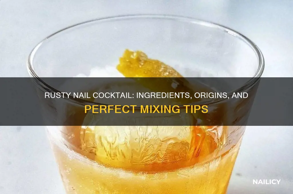 Rusty Nail Cocktail: Ingredients, Origins, And Perfect Mixing Tips ...