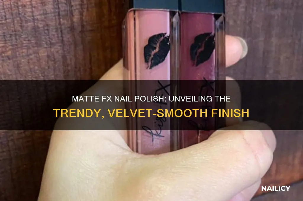 Matte Fx Nail Polish: Unveiling The Trendy, Velvet-Smooth Finish | Nailicy