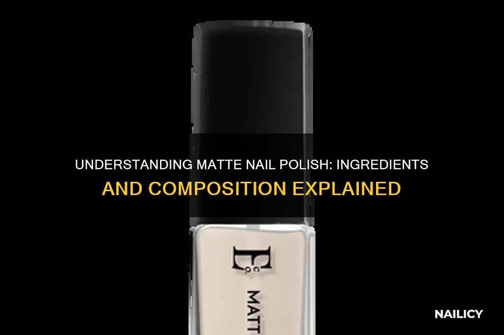 Understanding Matte Nail Polish: Ingredients And Composition Explained ...