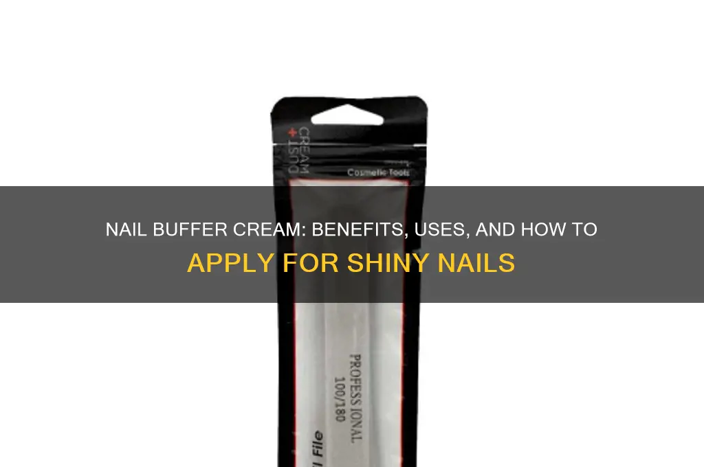 Nail Buffer Cream: Benefits, Uses, And How To Apply For Shiny Nails ...