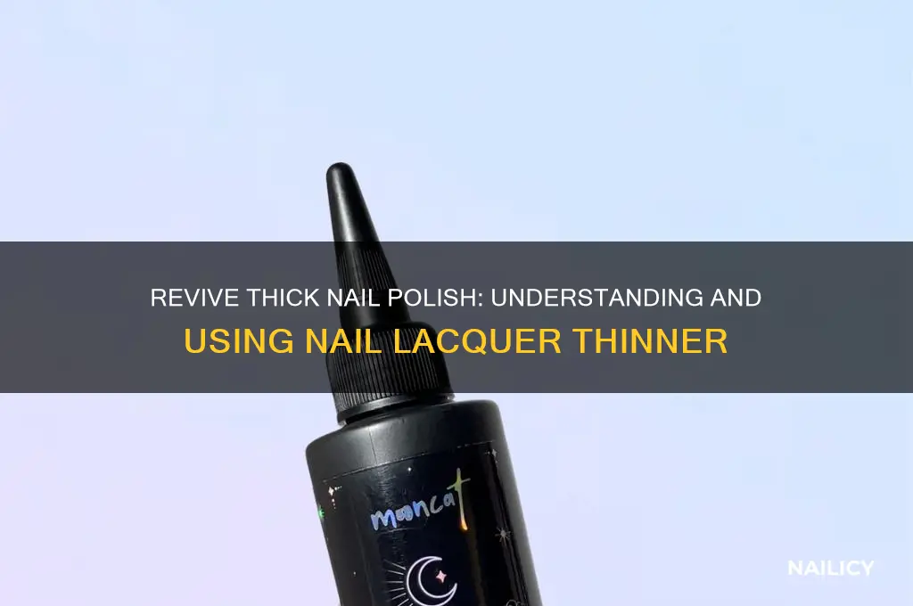 Revive Thick Nail Polish: Understanding And Using Nail Lacquer Thinner ...