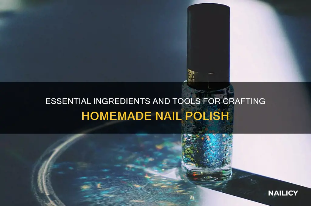 Essential Ingredients And Tools For Crafting Homemade Nail Polish | Nailicy