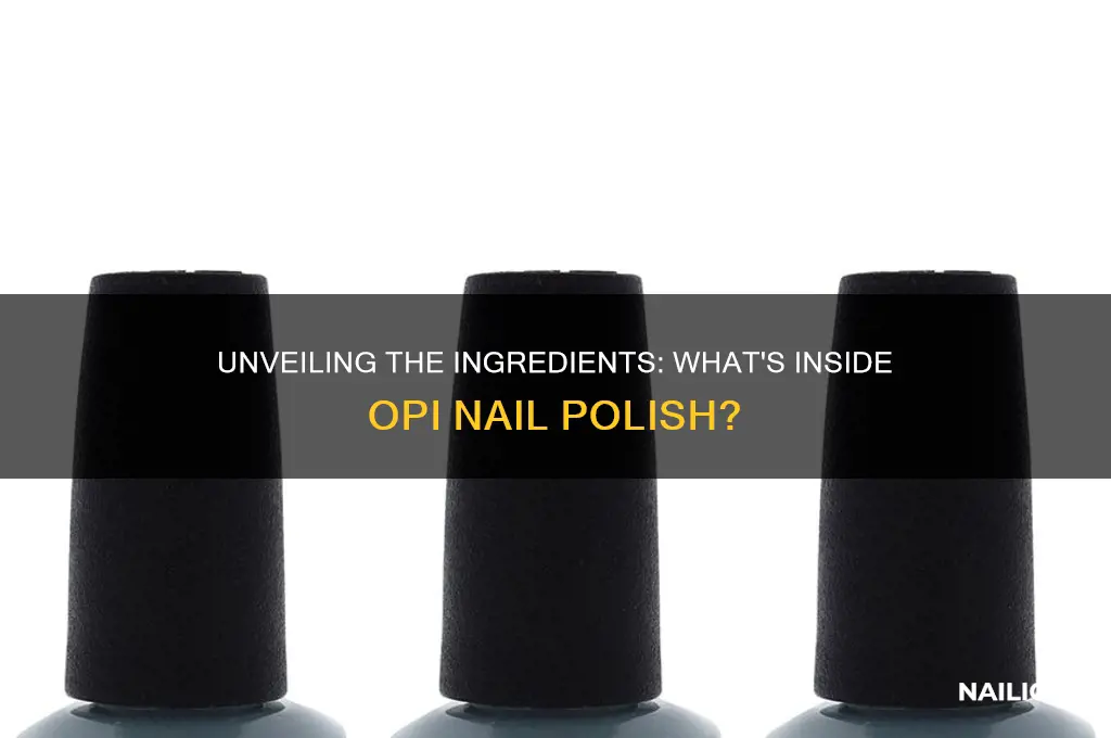 Unveiling The Ingredients: What's Inside Opi Nail Polish? | Nailicy
