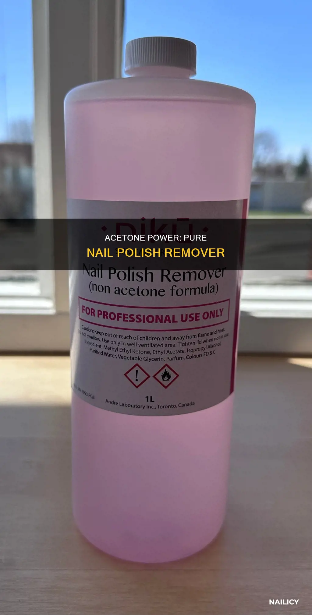 Acetone Power: Pure Nail Polish Remover | Nailicy