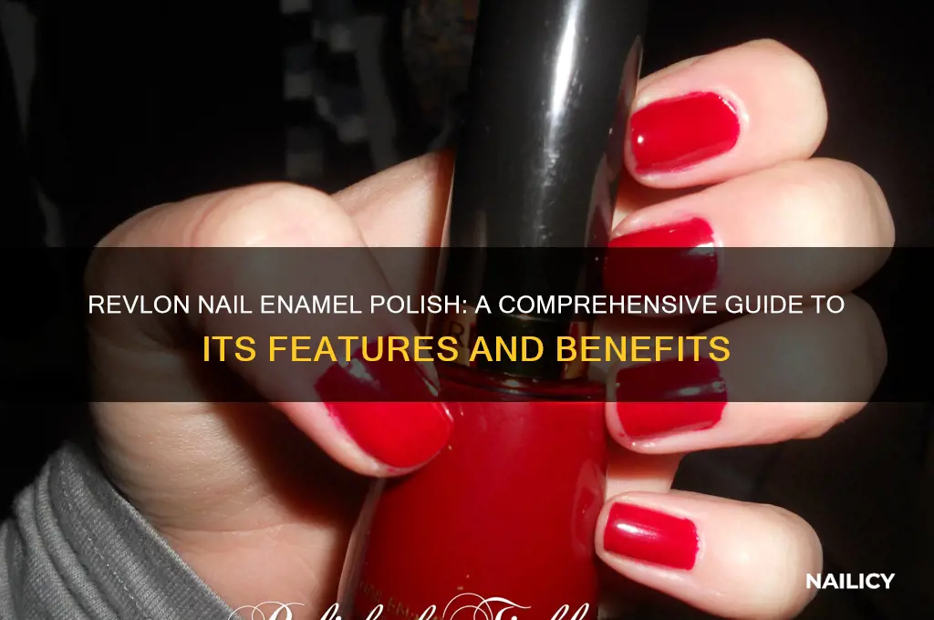 Revlon Nail Enamel Polish: A Comprehensive Guide To Its Features And ...