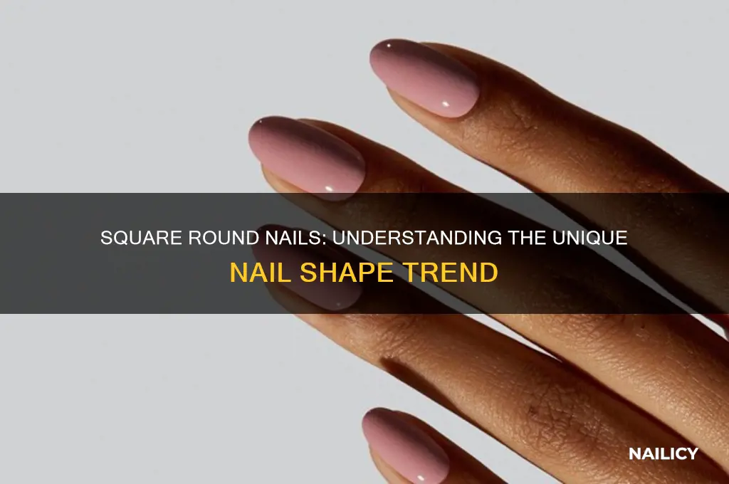Square Round Nails: Understanding The Unique Nail Shape Trend | Nailicy