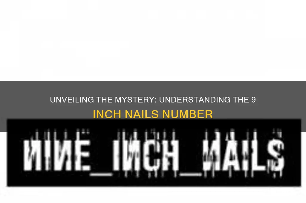 Unveiling The Mystery: Understanding The 9 Inch Nails Number | Nailicy