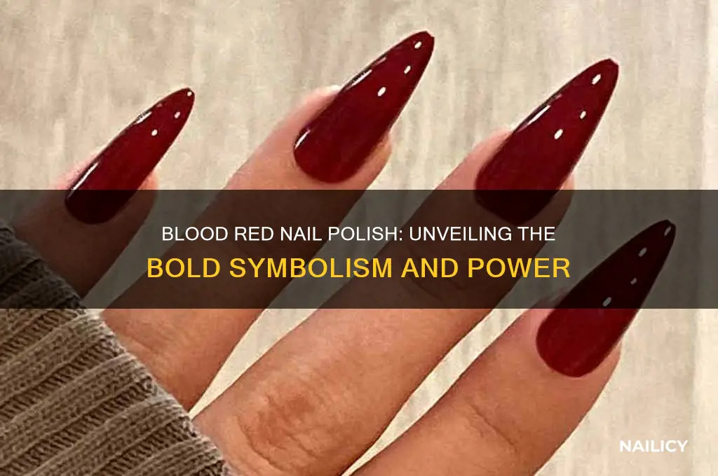 Blood Red Nail Polish: Unveiling The Bold Symbolism And Power | Nailicy