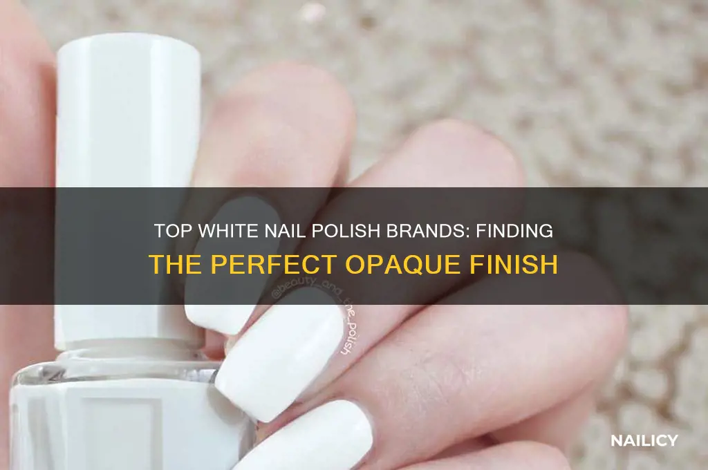 Top White Nail Polish Brands: Finding The Perfect Opaque Finish | Nailicy