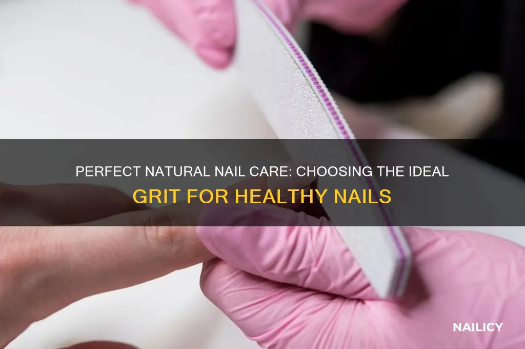 Perfect Natural Nail Care: Choosing The Ideal Grit For Healthy Nails ...