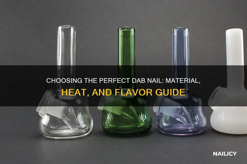 Choosing The Perfect Dab Nail: Material, Heat, And Flavor Guide | Nailicy