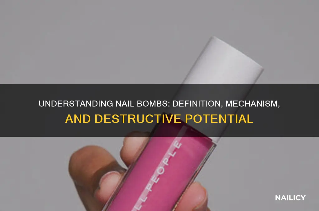 Understanding Nail Bombs: Definition, Mechanism, And Destructive ...