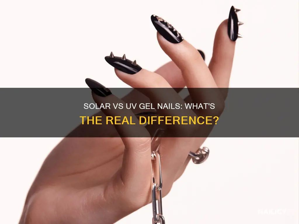 Solar Vs Uv Gel Nails: What's The Real Difference? | Nailicy