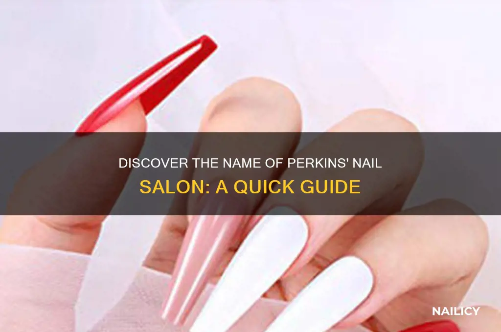 Discover The Name Of Perkins' Nail Salon: A Quick Guide | Nailicy