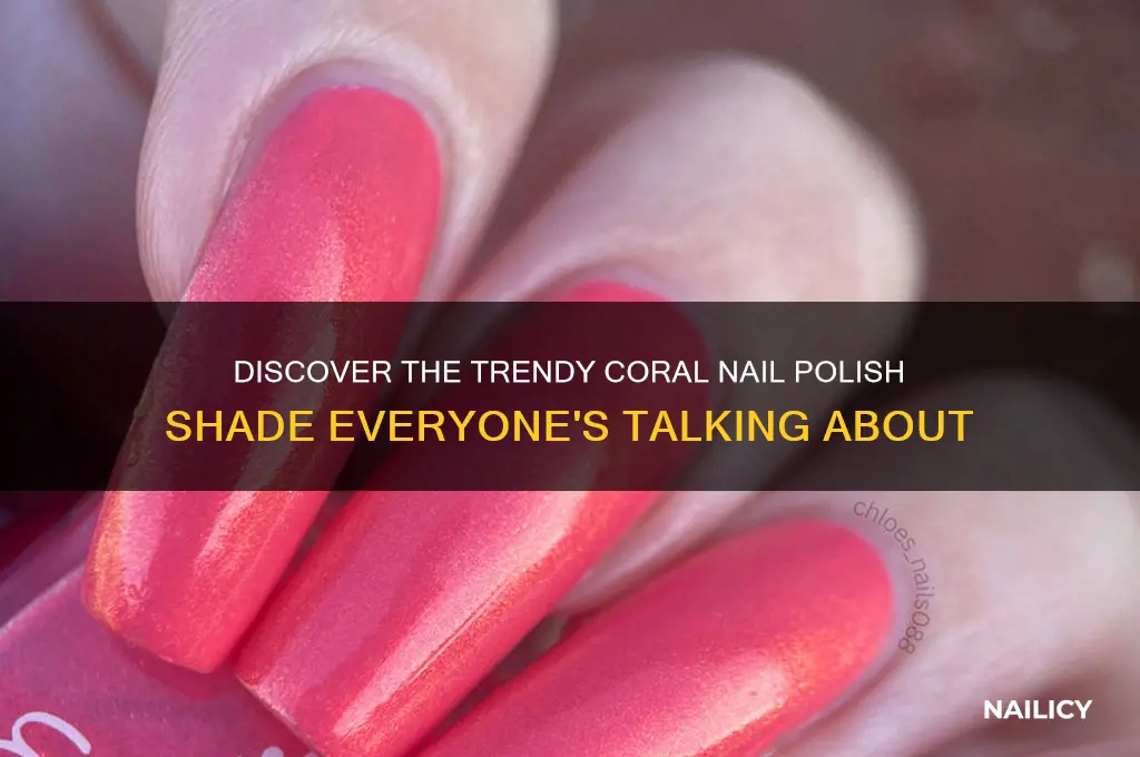 Discover The Trendy Coral Nail Polish Shade Everyone's Talking About ...