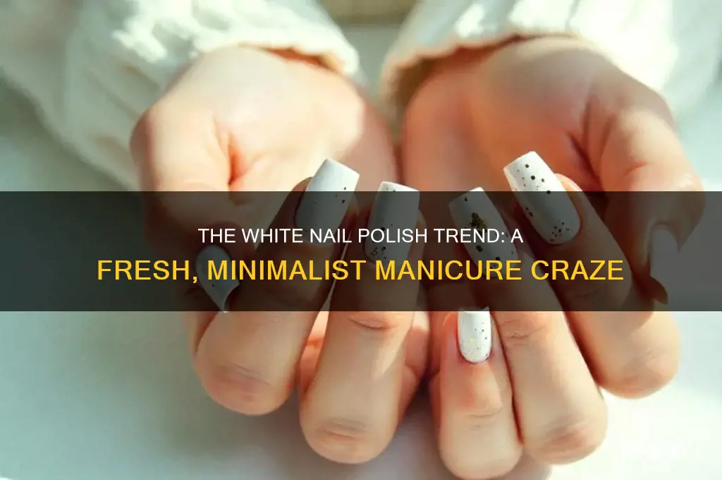 The White Nail Polish Trend: A Fresh, Minimalist Manicure Craze | Nailicy