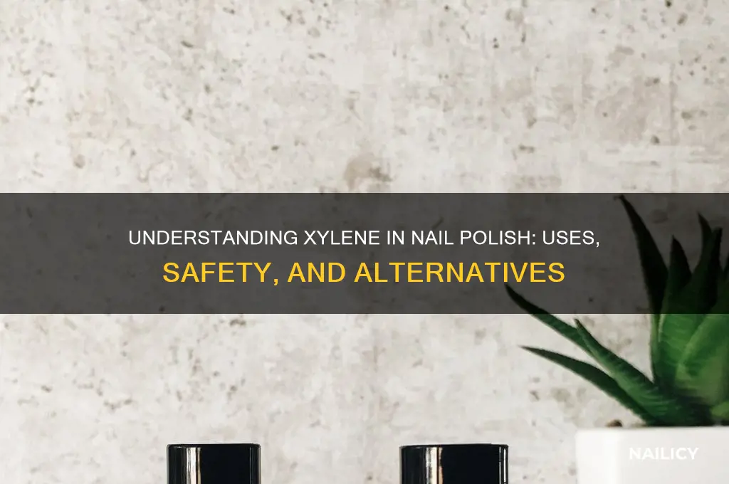 Understanding Xylene In Nail Polish: Uses, Safety, And Alternatives ...