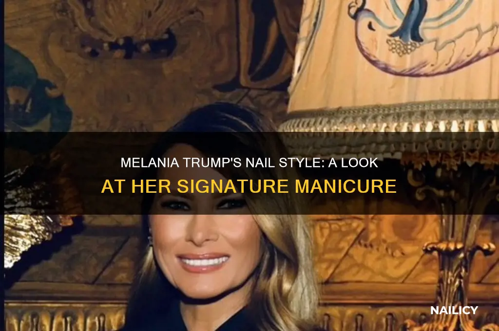 Melania Trump's Nail Style: A Look At Her Signature Manicure | Nailicy