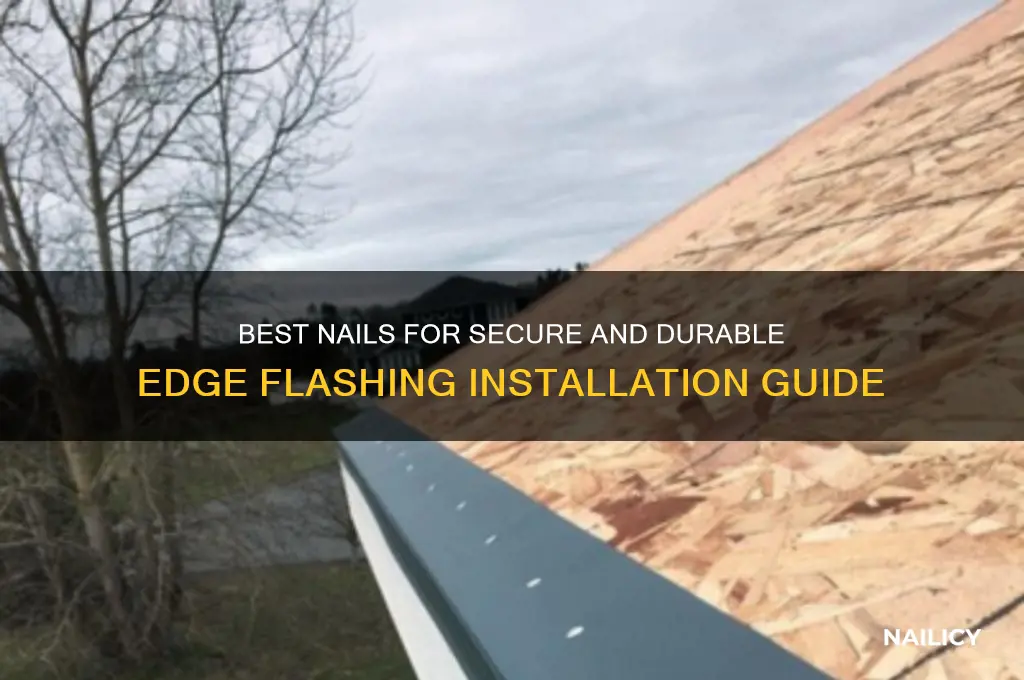 Best Nails For Secure And Durable Edge Flashing Installation Guide ...