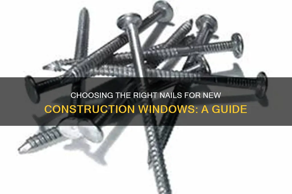 Choosing The Right Nails For New Construction Windows: A Guide | Nailicy