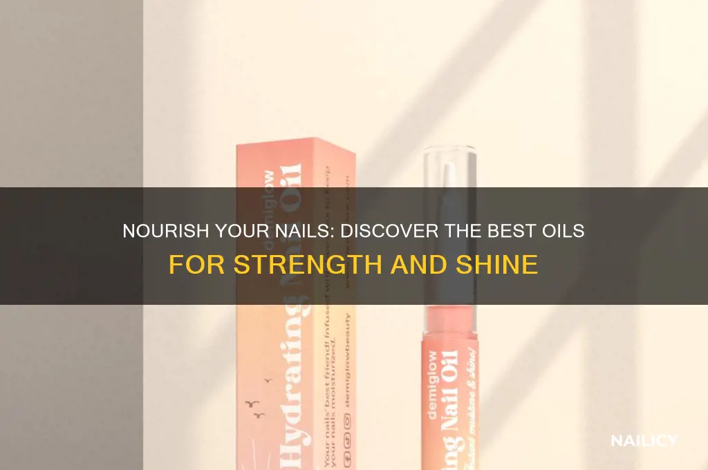 Nourish Your Nails: Discover The Best Oils For Strength And Shine | Nailicy