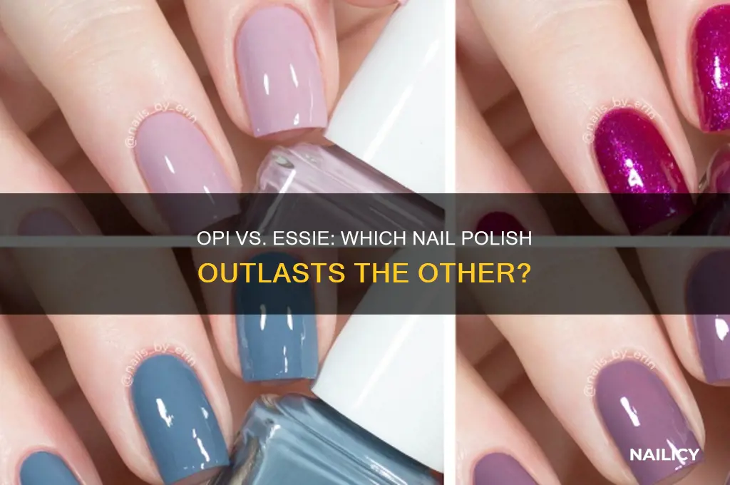 Opi Vs. Essie: Which Nail Polish Outlasts The Other? | Nailicy