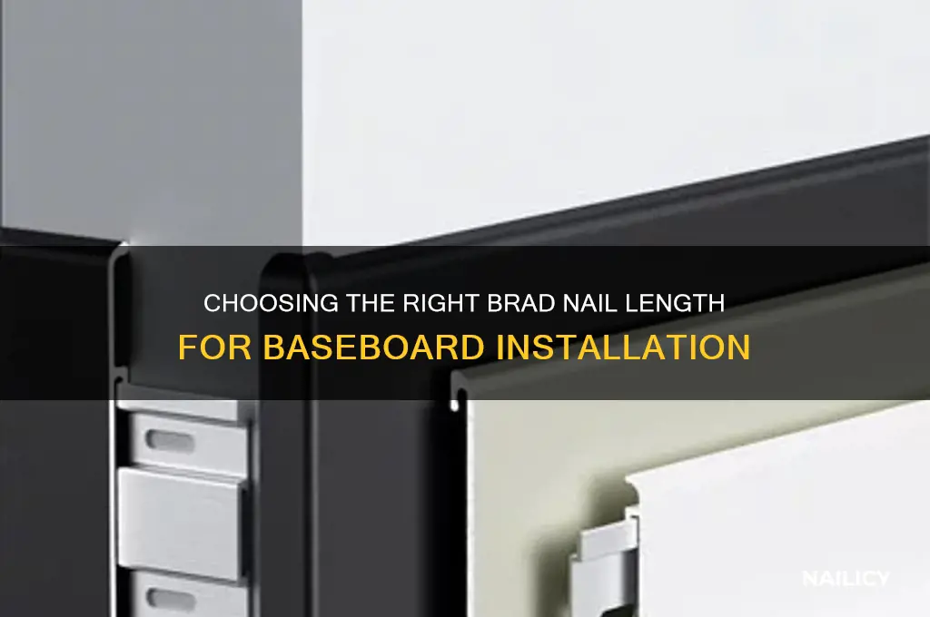 Choosing The Right Brad Nail Length For Baseboard Installation | Nailicy