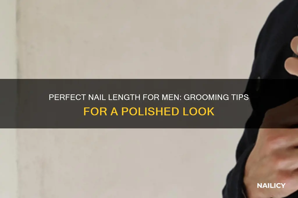 Perfect Nail Length For Men: Grooming Tips For A Polished Look | Nailicy