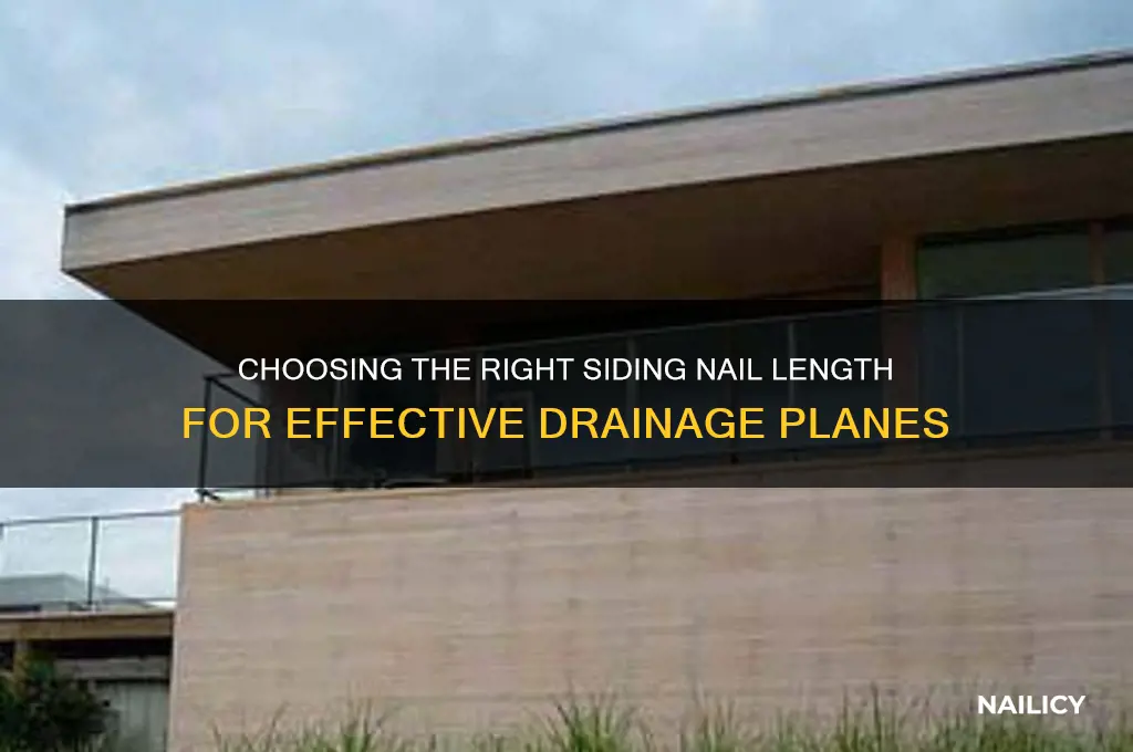 Choosing The Right Siding Nail Length For Effective Drainage Planes ...