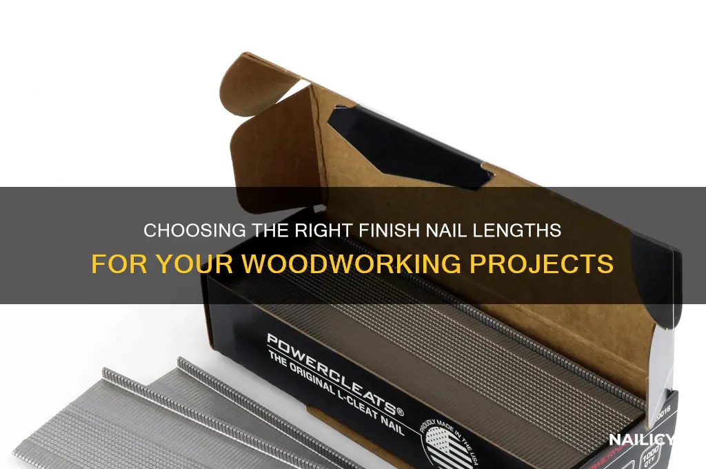 Choosing The Right Finish Nail Lengths For Your Woodworking Projects ...