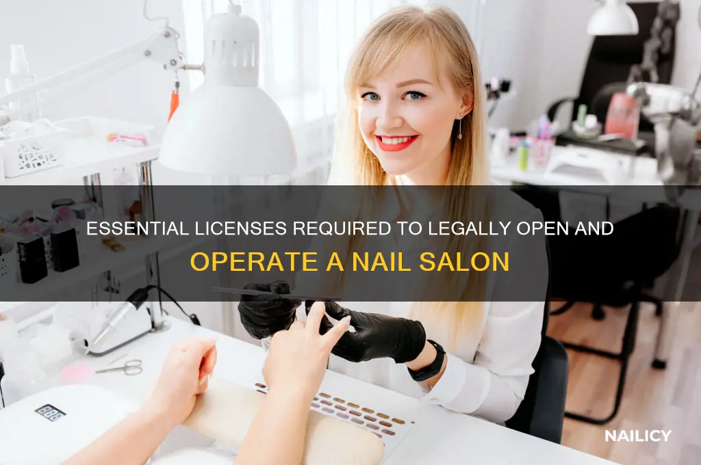 Essential Licenses Required To Legally Open And Operate A Nail Salon ...