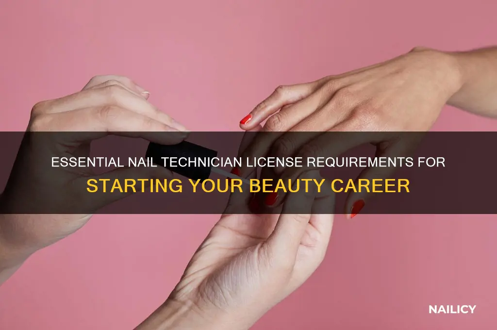 Essential Nail Technician License Requirements For Starting Your Beauty ...