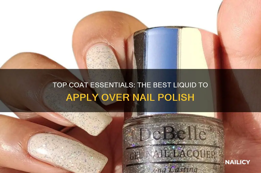 Top Coat Essentials: The Best Liquid To Apply Over Nail Polish | Nailicy