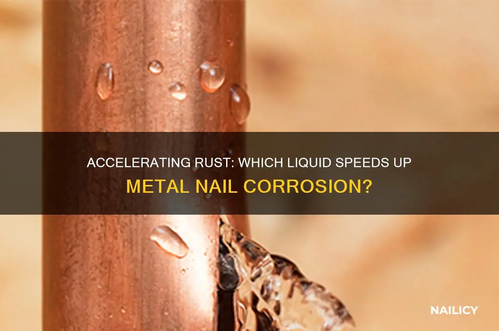 Accelerating Rust: Which Liquid Speeds Up Metal Nail Corrosion? | Nailicy